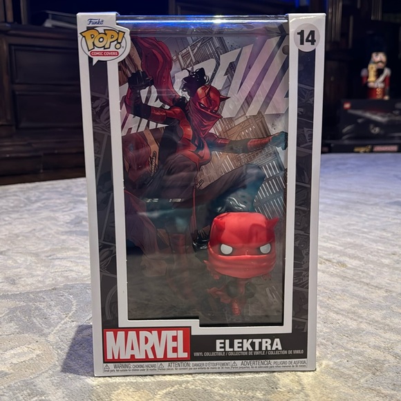 Funko | Toys | Daredevil Elektra Funko Pop Collectible With Comic Cover ...